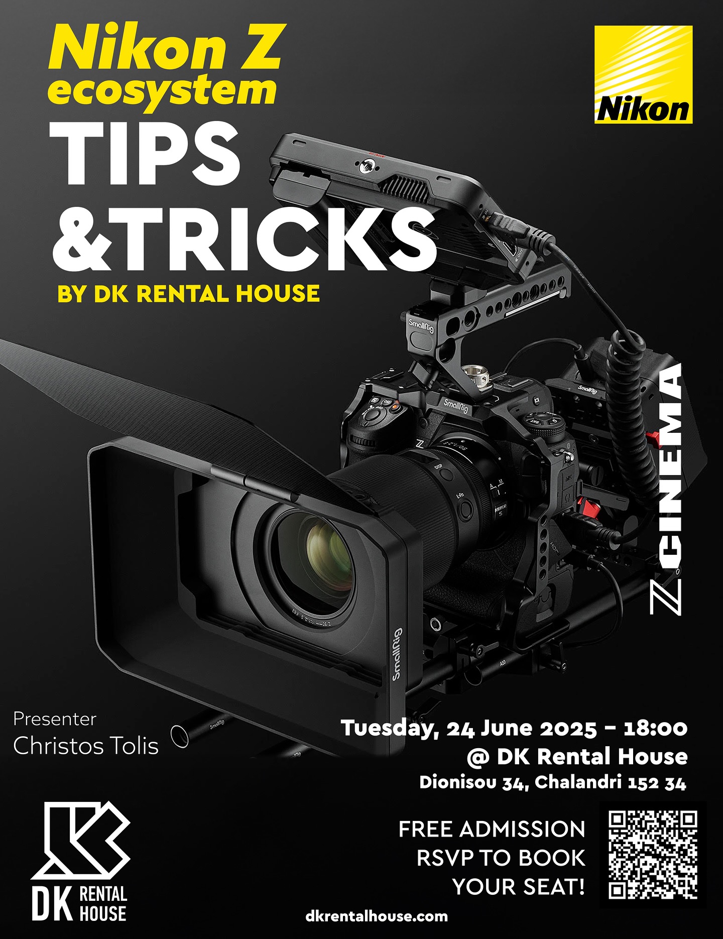 NIKON: Z ECOSYSTEM EXPERIENCE ΜΕ ΤΟΝ ΧΡΗΣΤΟ ΤΟΛΗ – ΔΗΛΩΣΕ ΔΩΡΕΑΝ ...